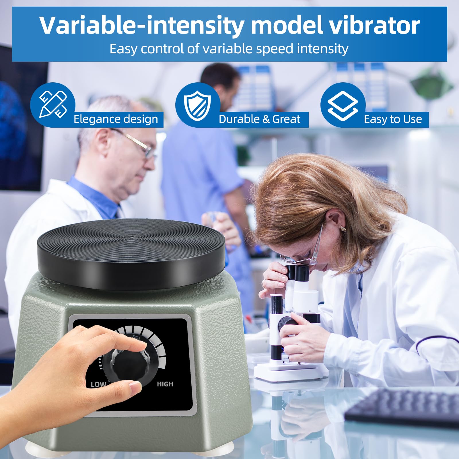 Snapklik.com : Lab Vibrator 4" Round Shaker Oscillator,Lab Oscillator Round Shaker,Gypsum Mixing ...