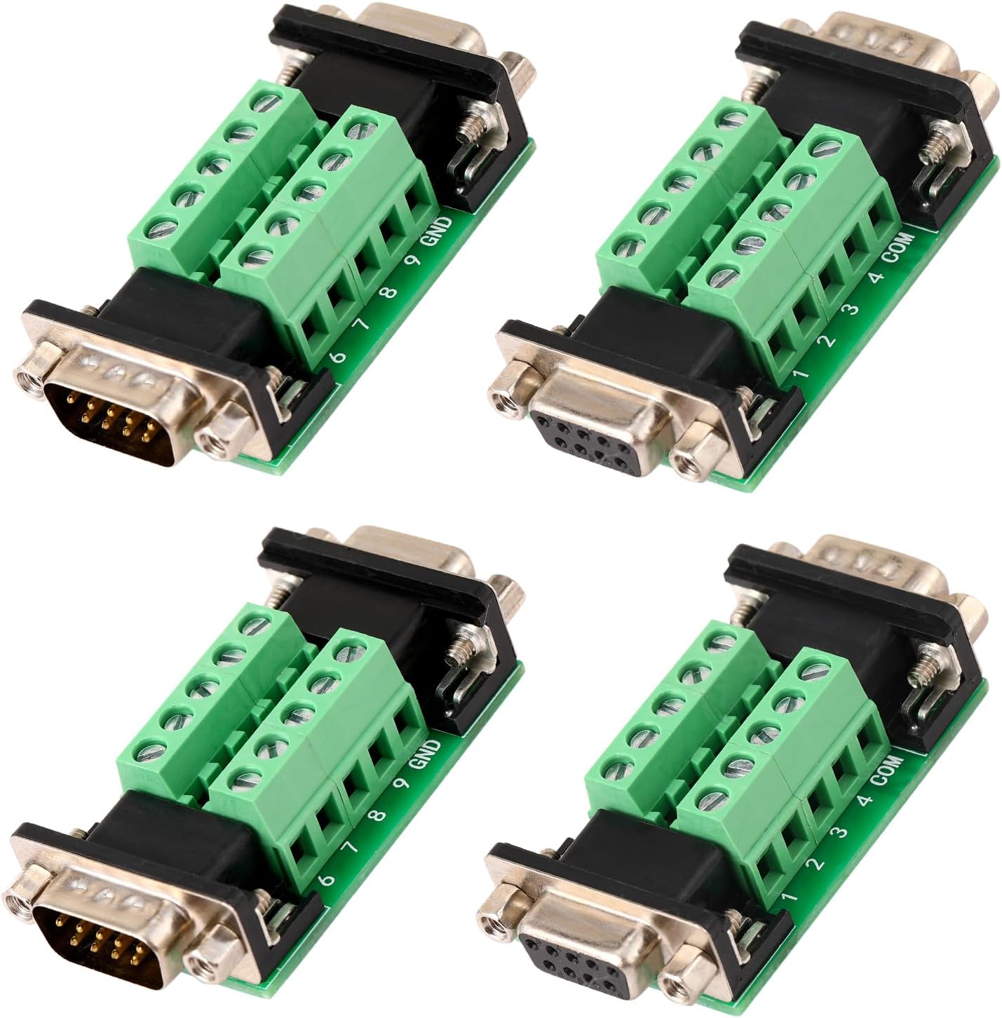 Amazon.com: Twinklebay DB9 Breakout Connector RS232 Serial 9 Pin ...