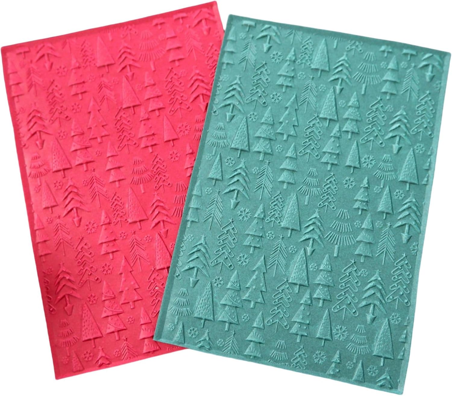 Amazon.com: DIYology 3D Christmas Forest Embossing Folders for Card ...