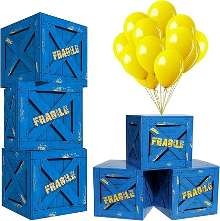 Amazon.com: Qilery 16 Pcs Balloon Box Party Military Supply Fragile ...