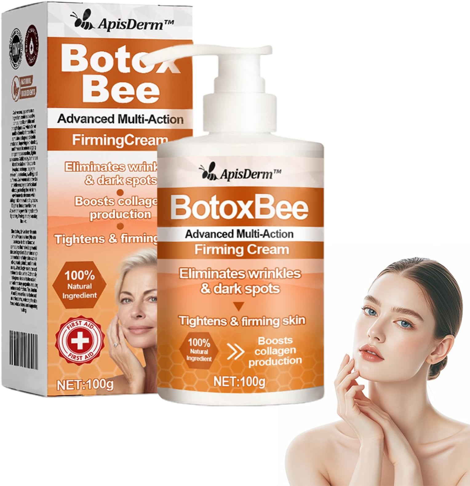 Amazon.com: Apisderm BotoxBee Advanced Multi-Action FirmingCream 2 ...