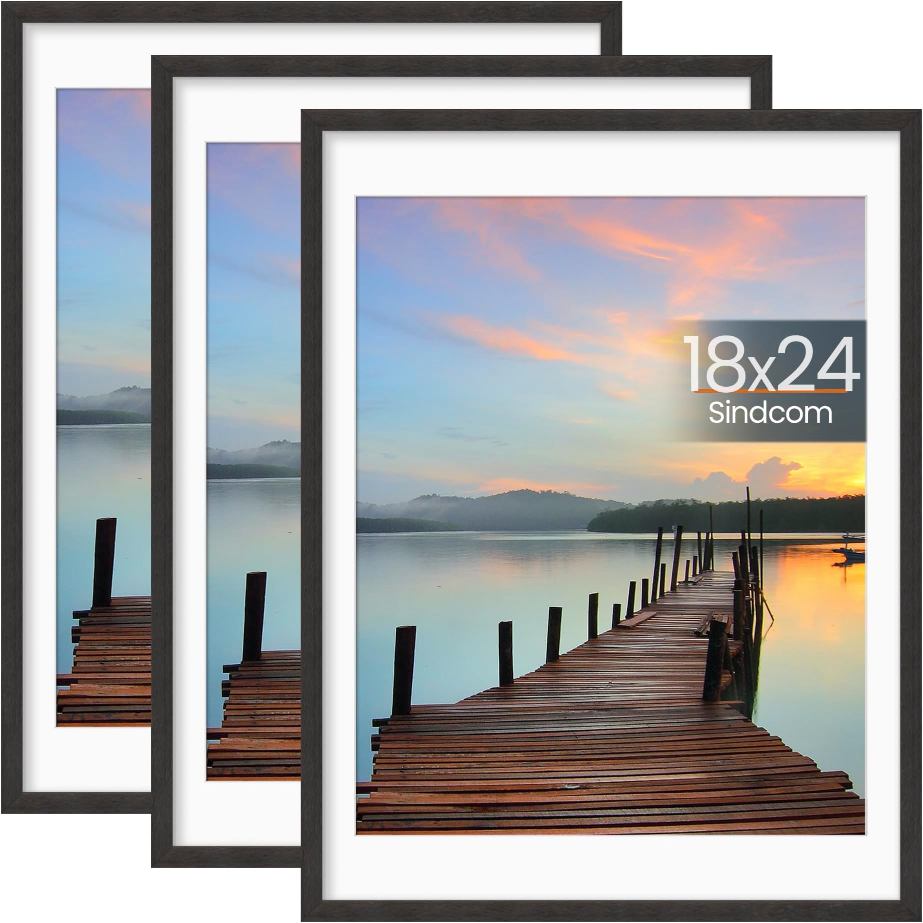 Amazon.com - PEALSN 24x36 Poster Frame Set of 2, Display Pictures 20 x ...