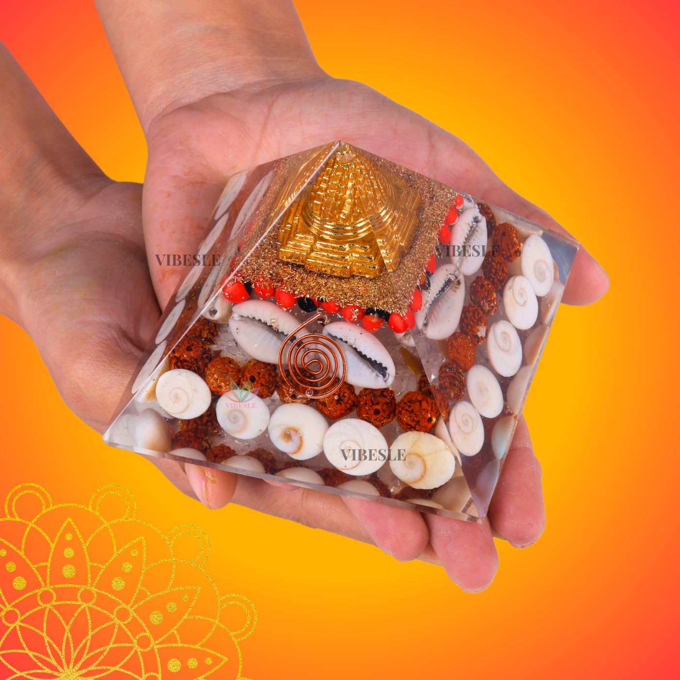 Buy VIBESLE Original Maha Laxmi Wealth Pyramid - Certified Gomati ...