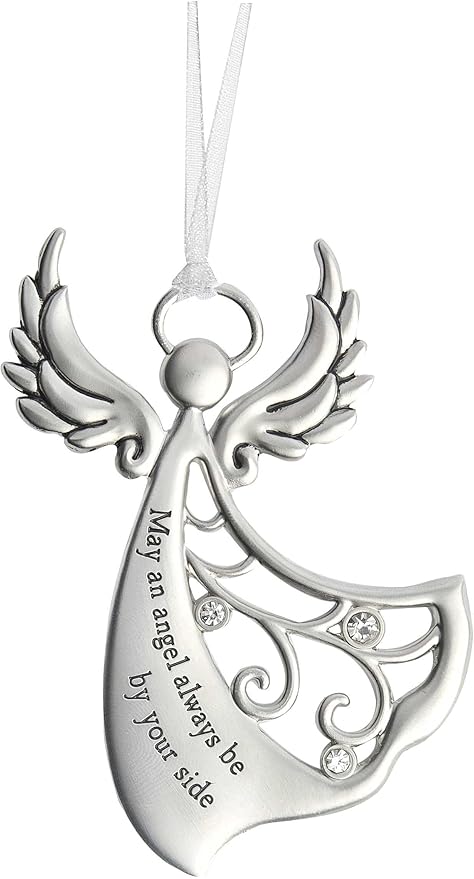 Amazon.com: Ganz Angels By Your Side Ornament - May an angel always be ...