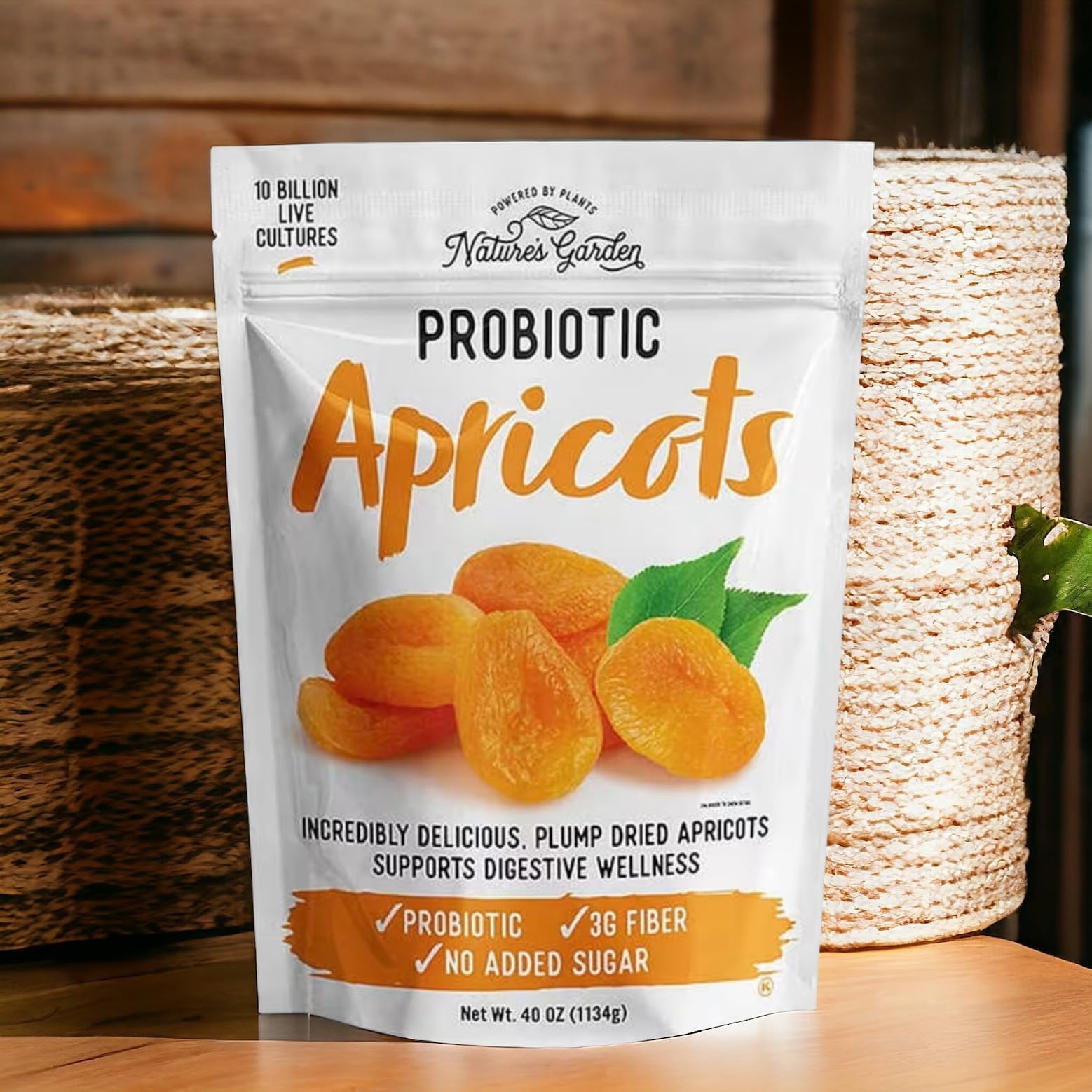 Amazon.com: Generic Natures Garden Probiotic Apricots - Probiotic Dried ...