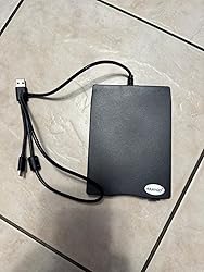 Amazon.com: Floppy Disk Reader, External USB 2.0 & Type C Floppy Disc ...