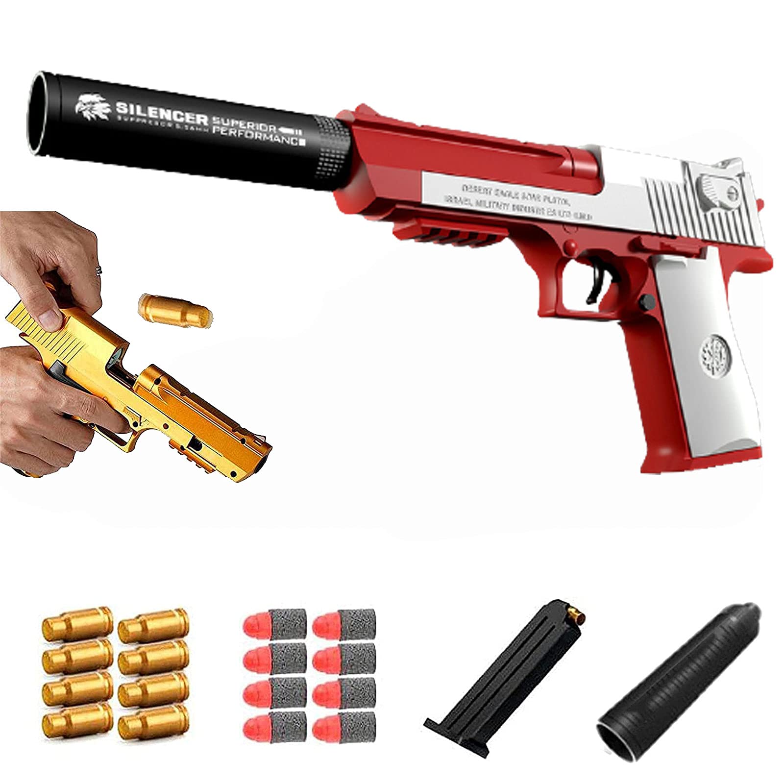 Buy Hbth Shell Ejection Soft Bullet Toyshell Ejecting Soft Bullet Toy 4142
