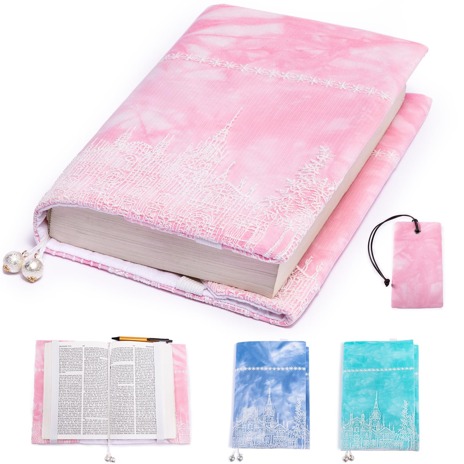 Amazon.com: Cute Book Covers - Fabric Dust Jackets for Books - Book ...