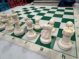 Amazon.com: Bobby Fischer Ultimate Chess Pieces Set, Staunton Plastic ...