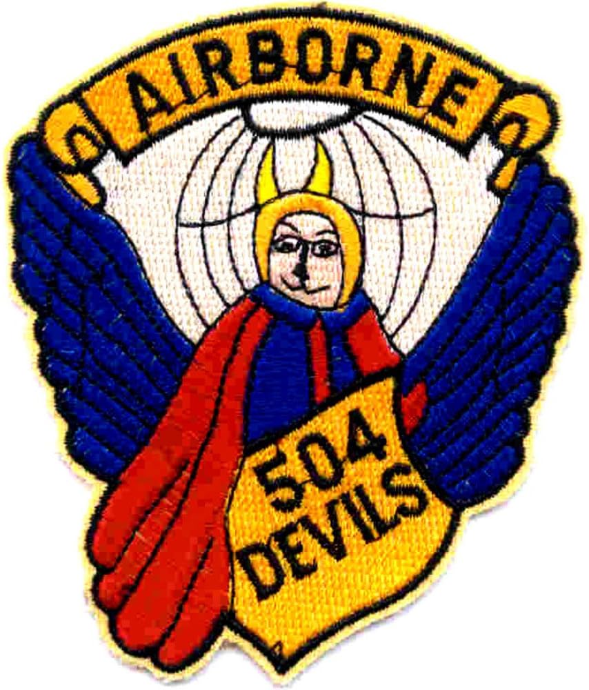 Amazon.com: 504th Airborne Infantry Regiment Patch Airborne 504 Devils ...