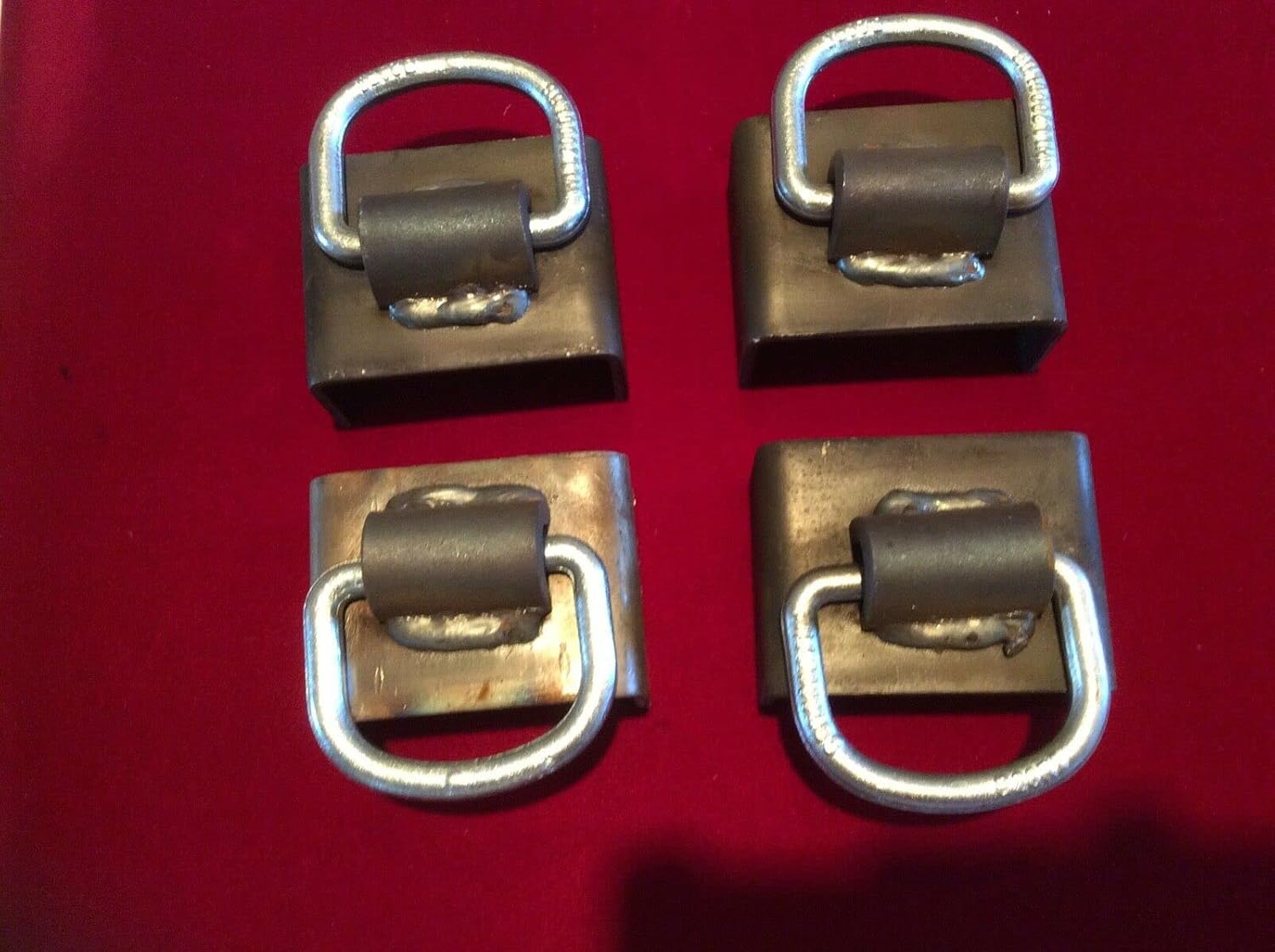 Amazon.com: 4 Heavy Duty 7 Guage Weld ON Stake Pockets with TIE Down D ...