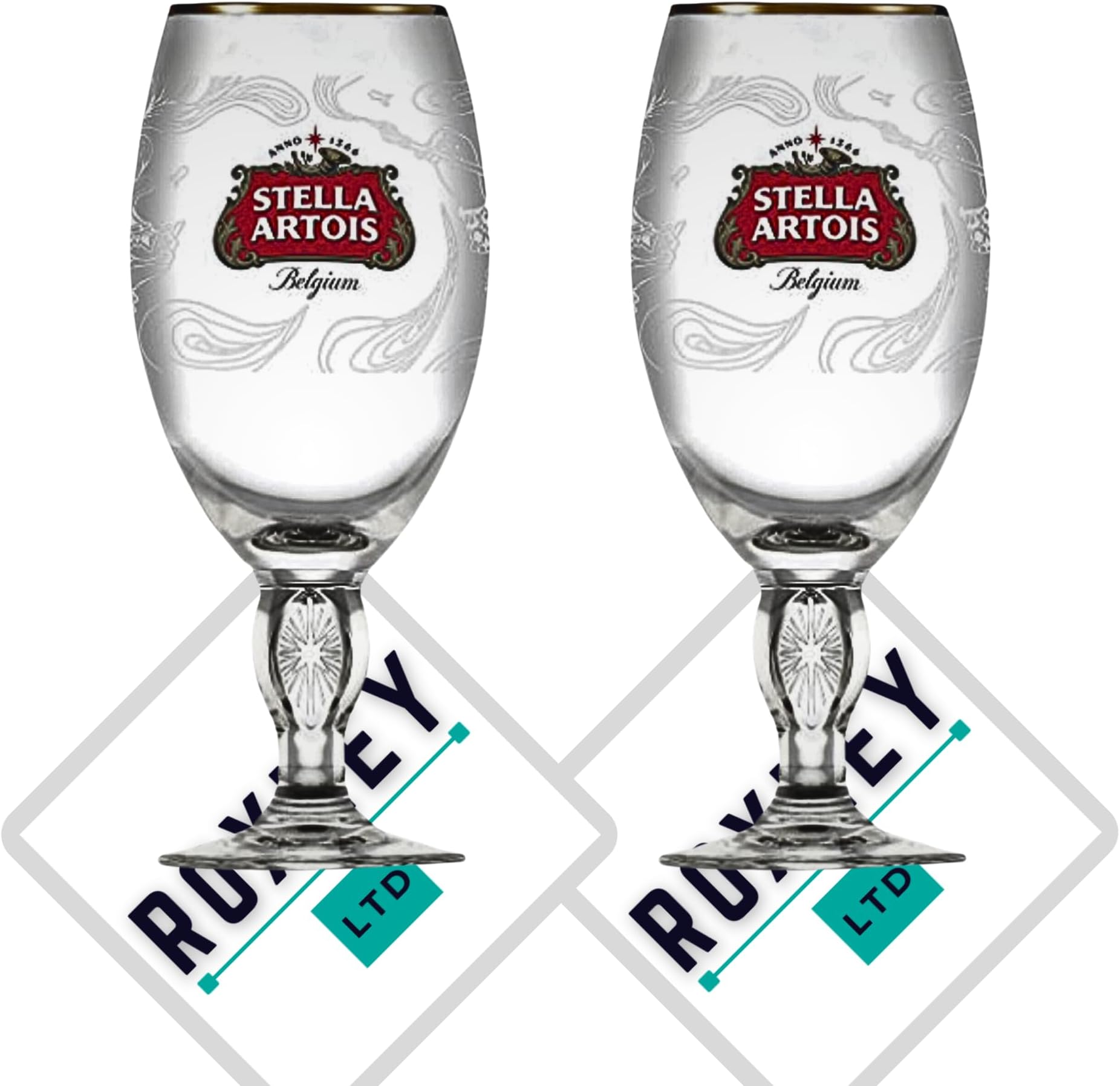 Official Genuine Stella Artois Pint 20oz Beer Glass Perfect for Home Or ...