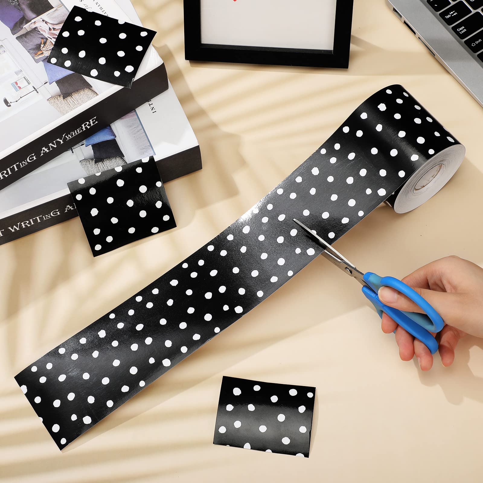 Snapklik.com : Zonon 65 Feet Bulletin Board Borders Black And White ...