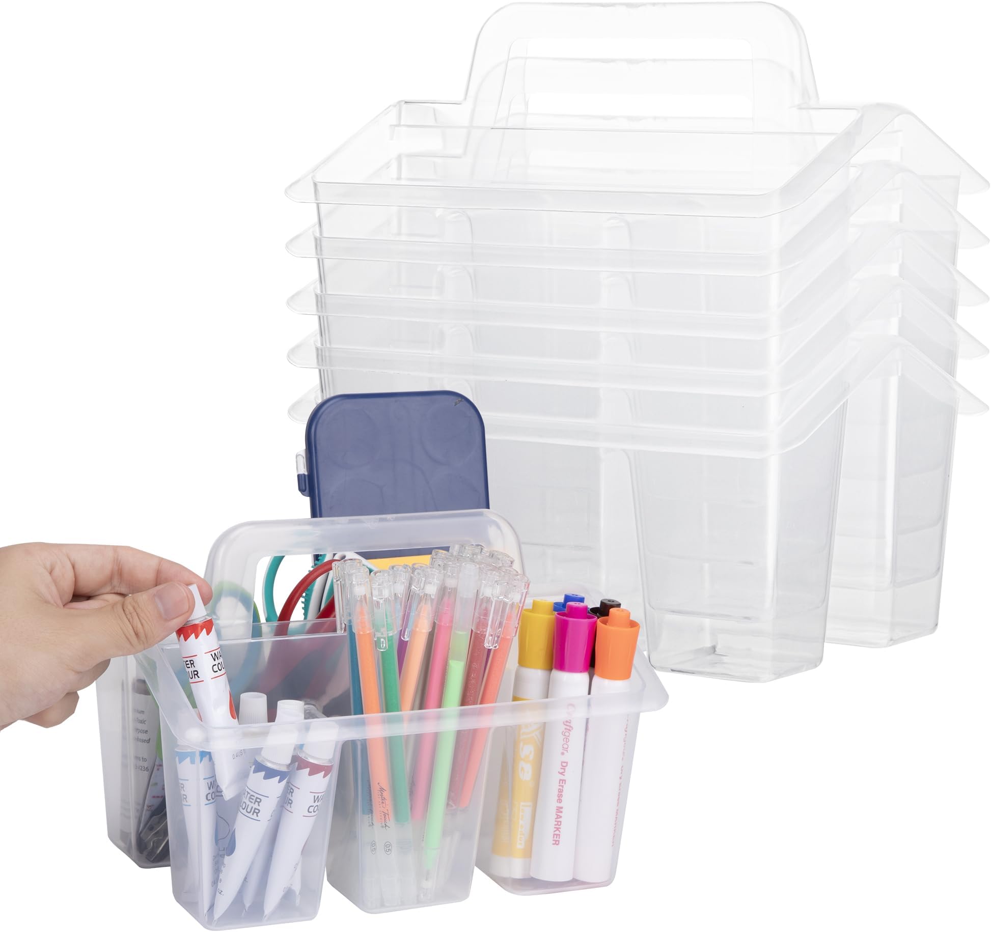 Amazon.com: WRVCSS 6Pack Classroom caddy, assorted color for Classrooms ...