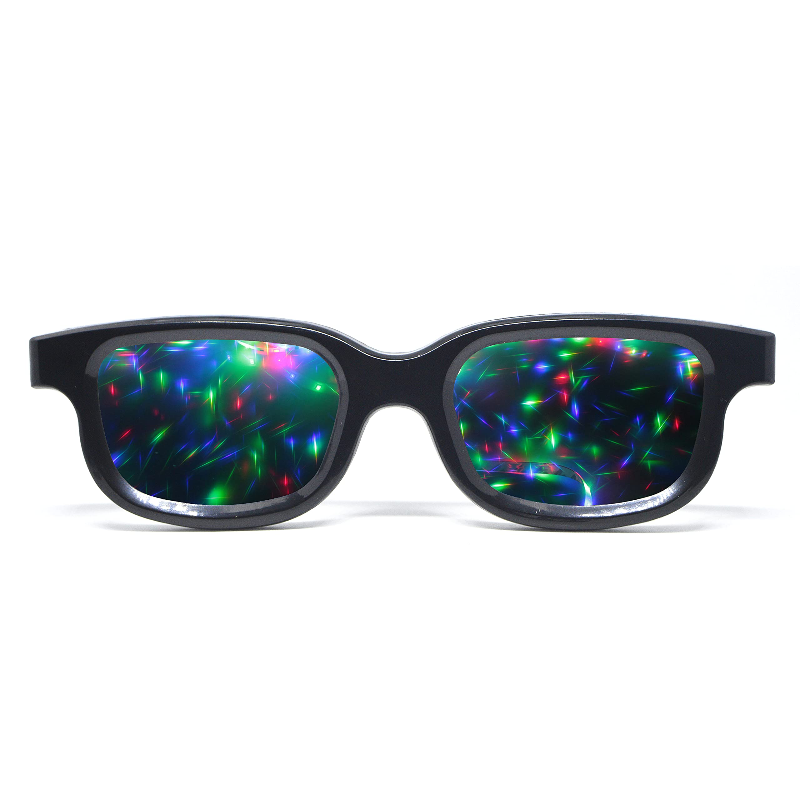 Buy SoJourner Bags Kaleido Glasses - Trippy Psychedelic Rave Goggles ...