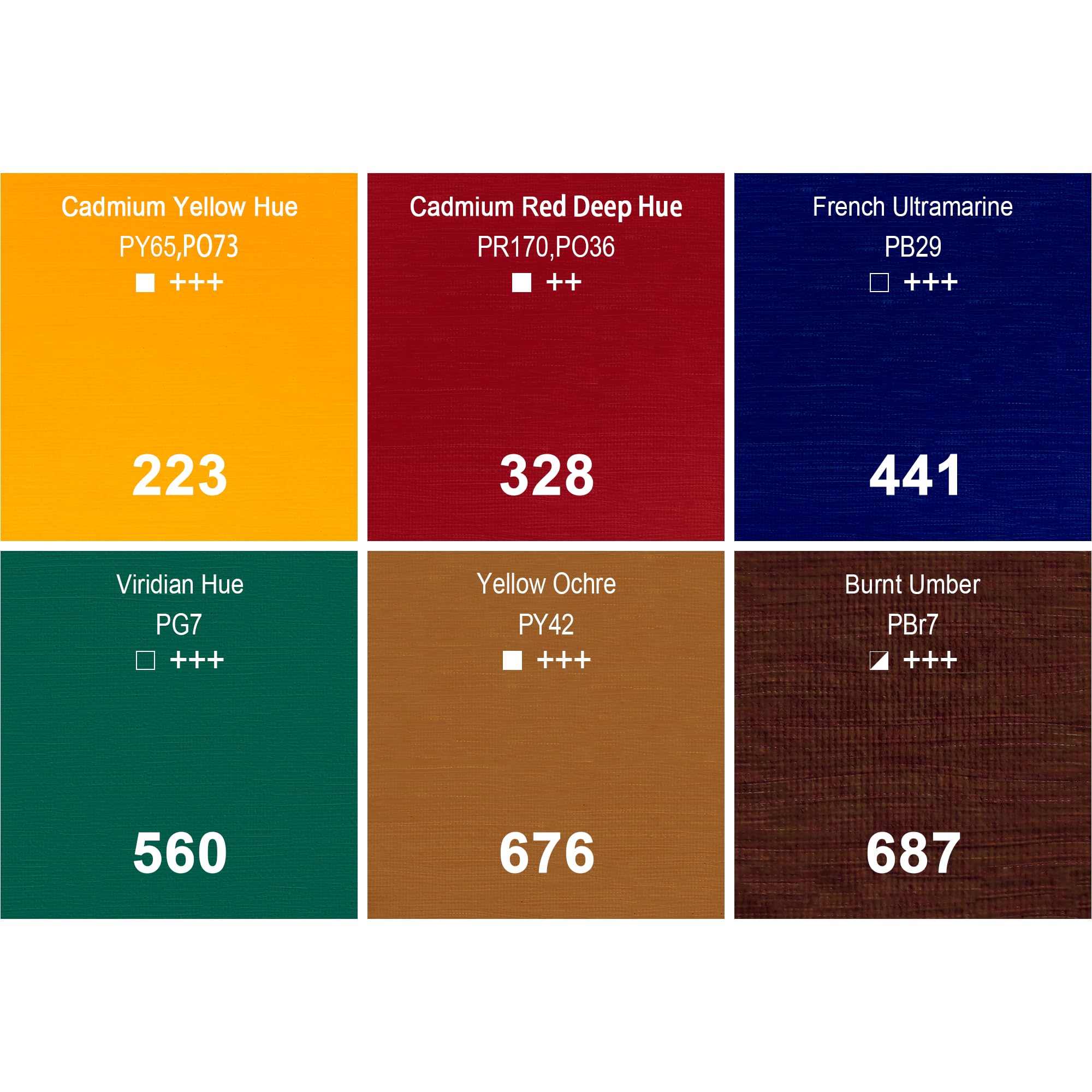 Snapklik.com : PHOENIX Artist Oil Paint Set - 6 Color X 1.35 Oz