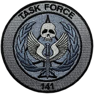 Amazon.com: Call Duty Task Force 141 Logo Morale Patch (3.5 inch - Hook Fastener Backing P7 ...