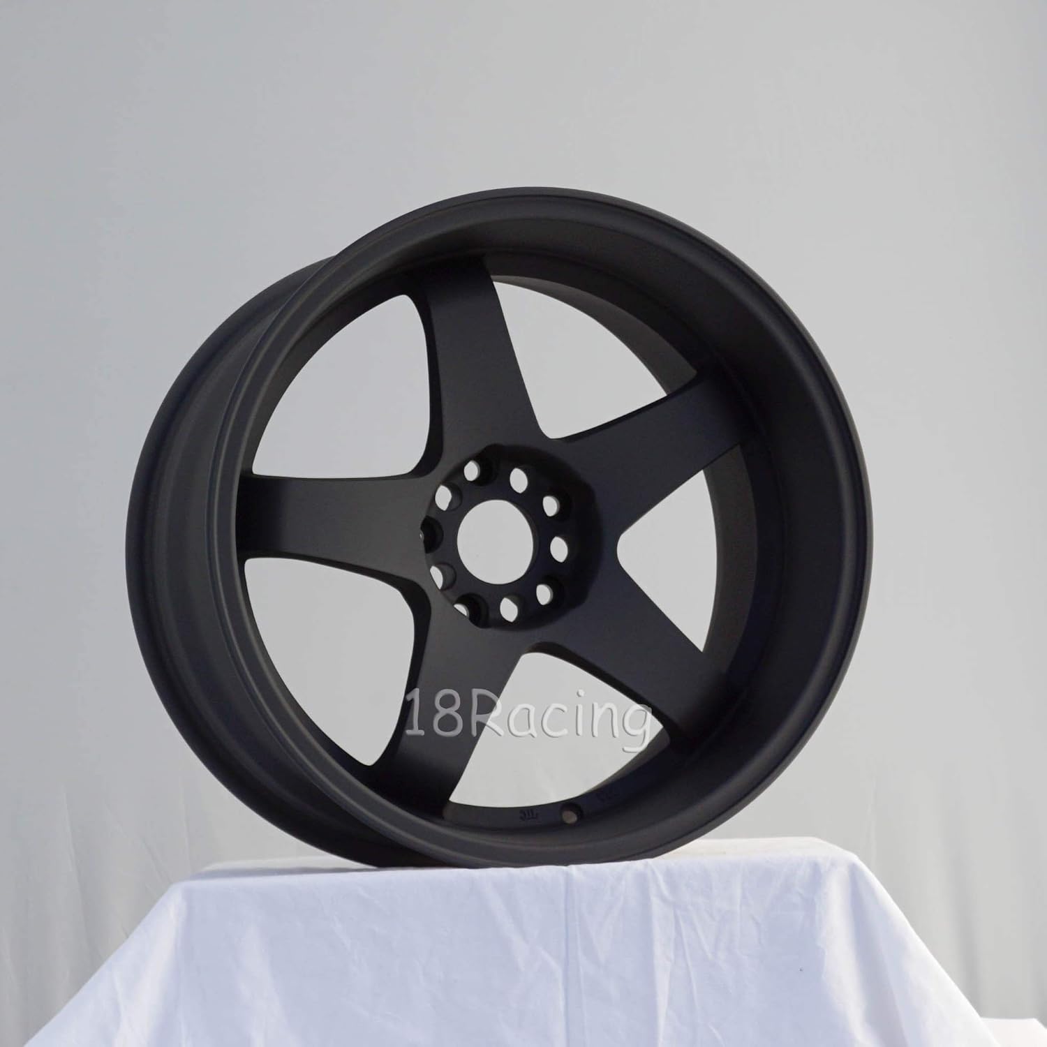 Amazon.com: 4 PCS ROTA P45 R3 18X12 PCD: 5X114.3 OFFSET:-15 HB:73 MAGNESIUM BLACK 4" LIP ...