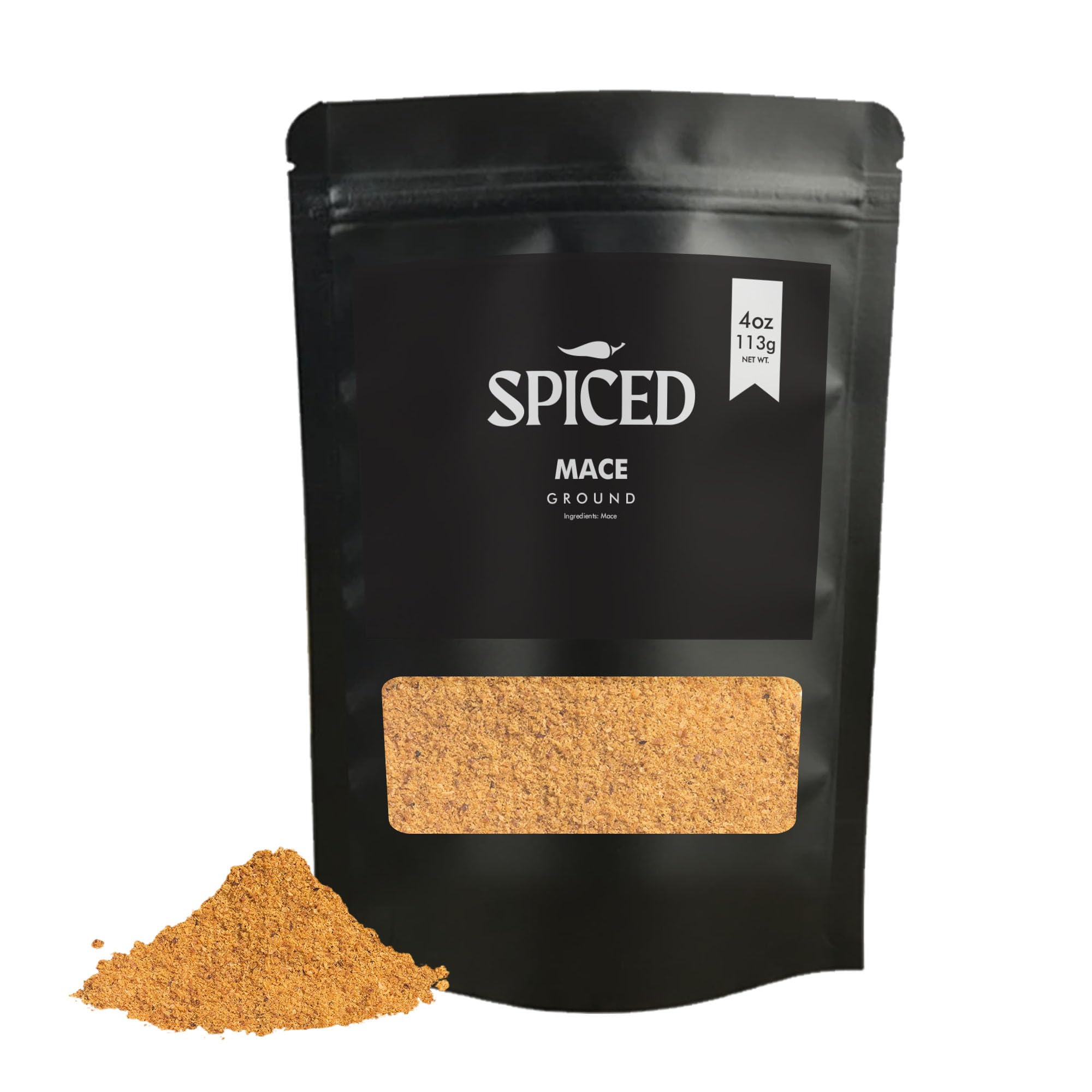 Amazon.com : SPICED Ground Mace, 4 Oz of Pulverized Mace in Closable ...