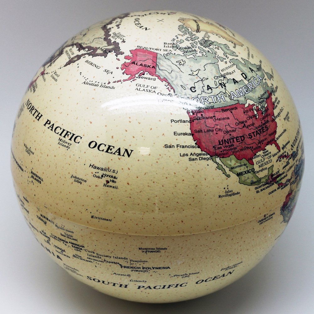 Fascinating Self Revolving Rotating Color Changing LED Earth Globe ...