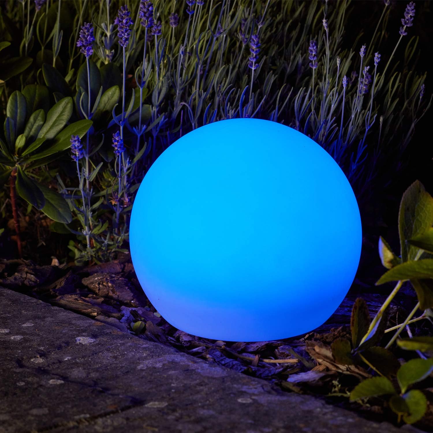 Smart Solar Stunning & Contemporary Solar Lunieres Orb Light 20x17cm ...