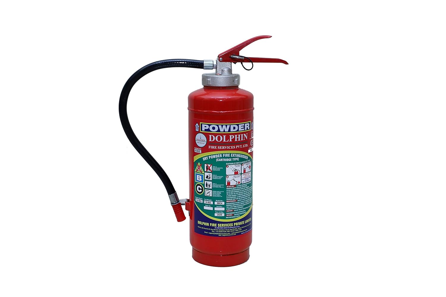 BC Type Fire Extinguisher 4 Kg. : Amazon.in: Home Improvement