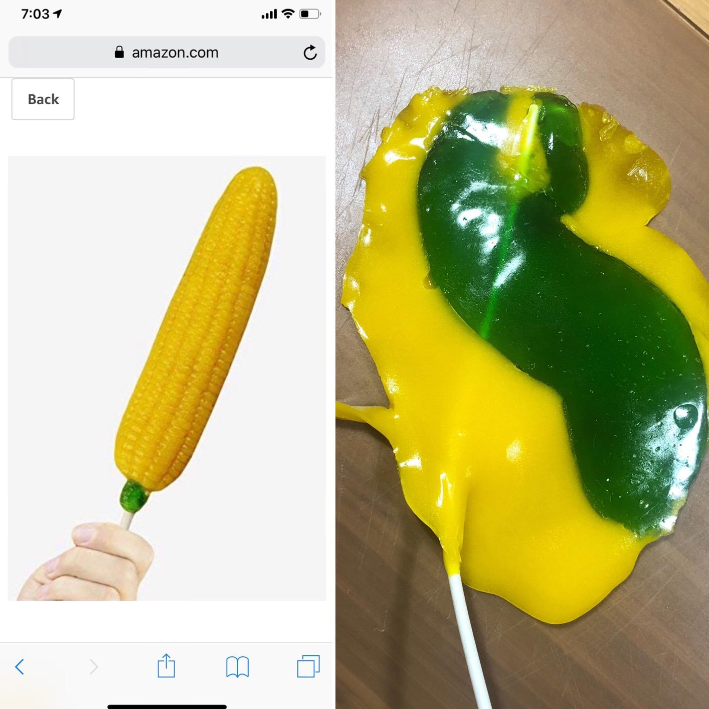 Amazon.com : GIANT CORN ON THE COB - Gummy on a Stick (8oz) : Grocery ...