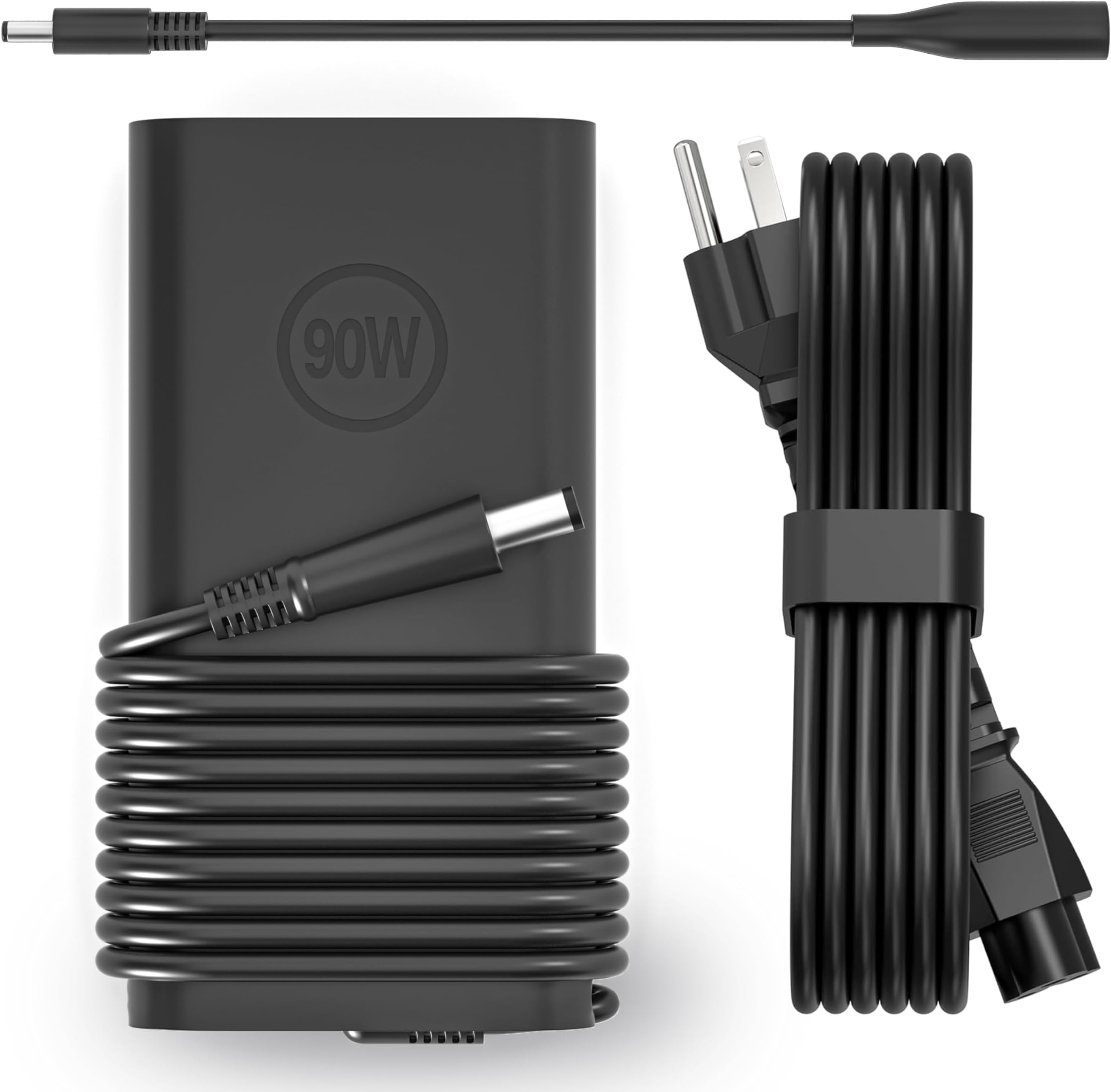 Amazon.com: 90W 65W Slim Laptop Charger fit for Dell Latitude 3390 5400 ...