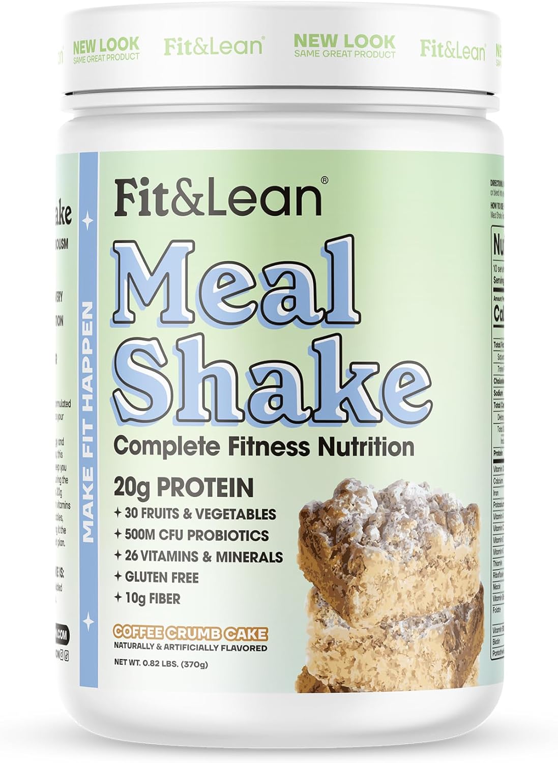 Amazon.com: Fit & Lean Meal Shake, Fat Burning Meal Replacement ...
