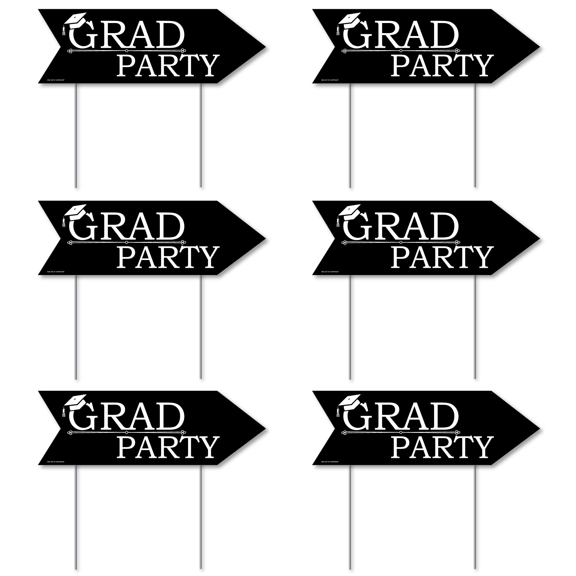 Amazon.com : Big Dot of Happiness Graduation Cheers - Arrow Graduation ...