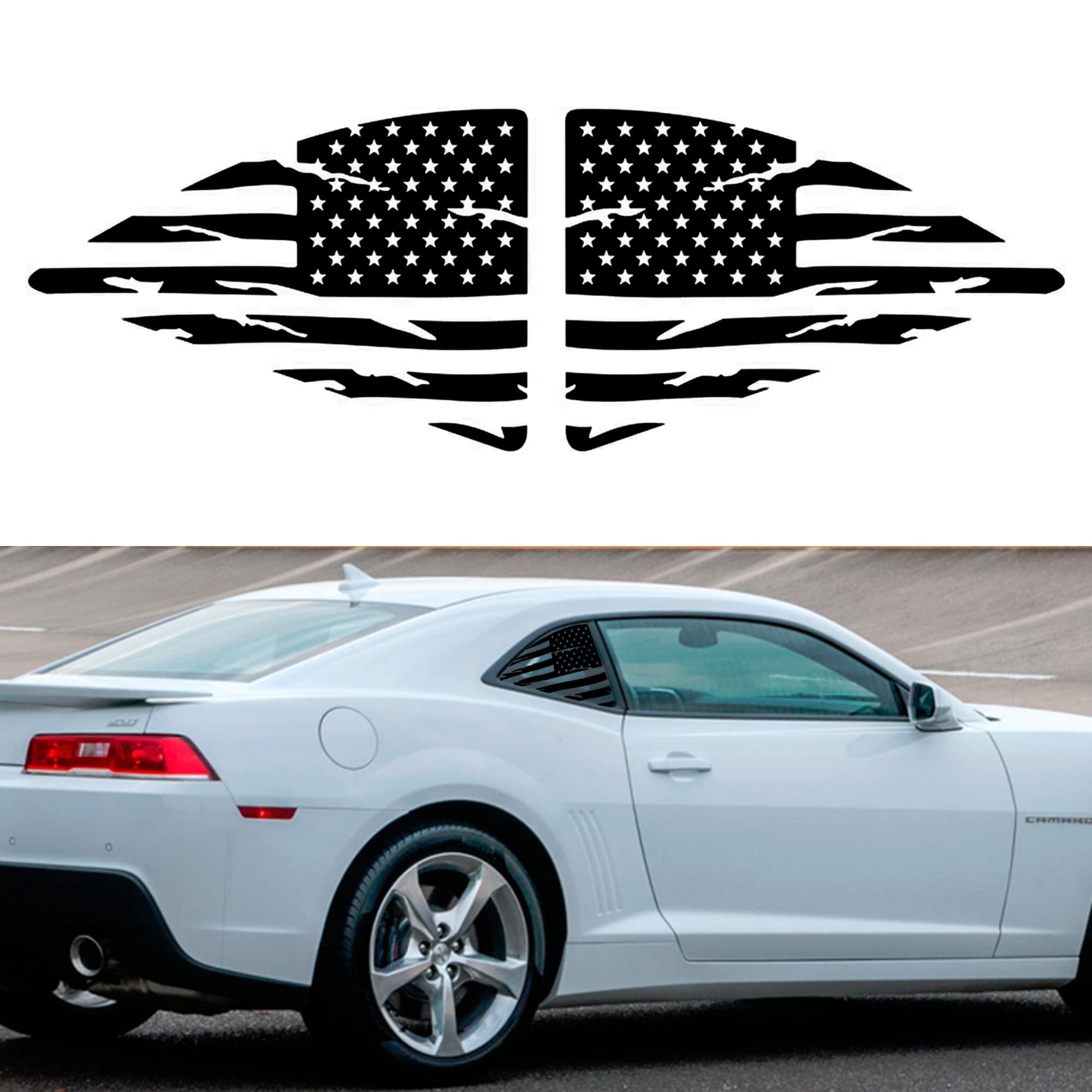 Camaro Ss Emblem Overlays American Flag Design Stickers Free Camaro SS ...