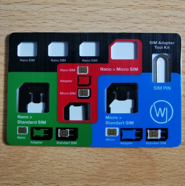 Wicked Chili 8in1 SIM Karten Adapter Aufbewahrung Set/Nano Micro ...