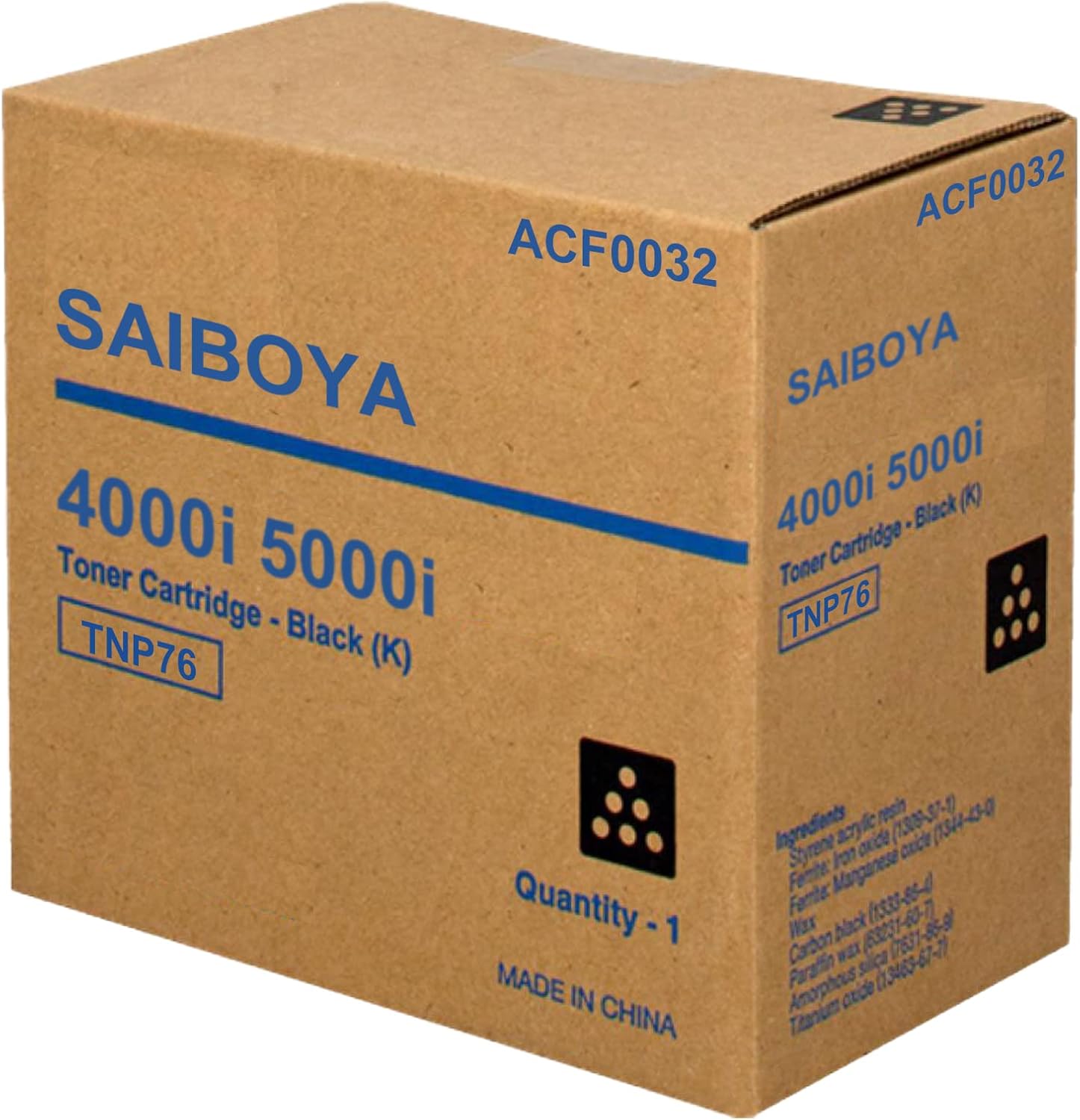 Amazon.com: SAIBOYA TNP75 TNP76 Remanufactured Toner Cartridge Black ...
