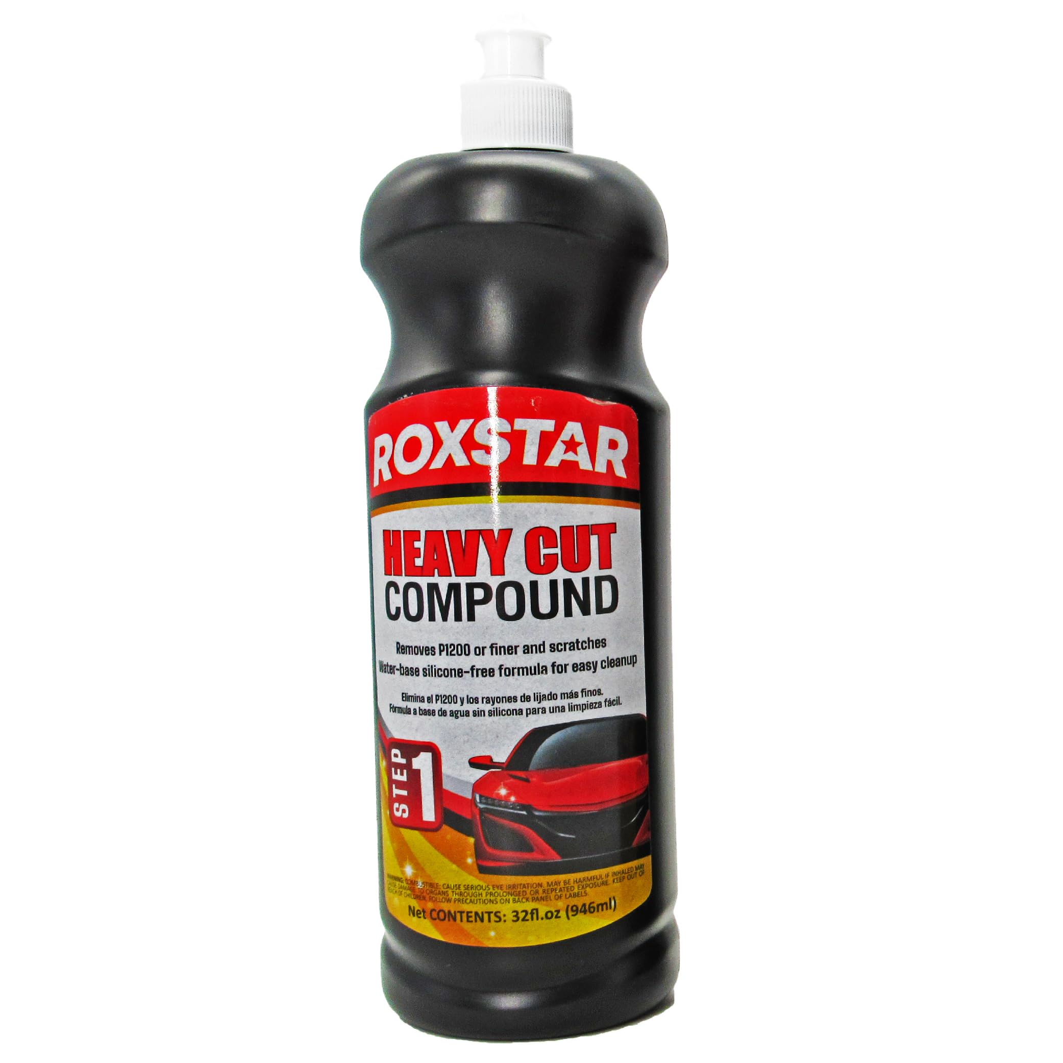 Amazon.com: Roxstar Heavy Cut Compound 1200 32oz I Car Polishing ...