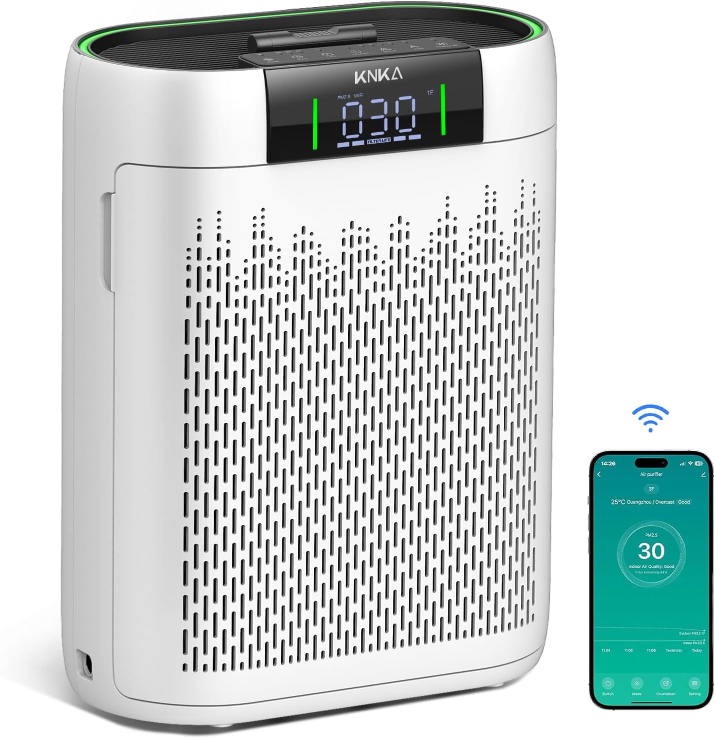 Amazon.com: ECOSELF Air Purifiers for Home Large Room, with Smart Mode ...