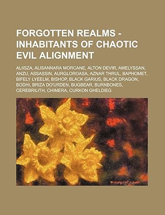 Amazon.co.jp: Forgotten Realms - Inhabitants of Chaotic Evil Alignment ...