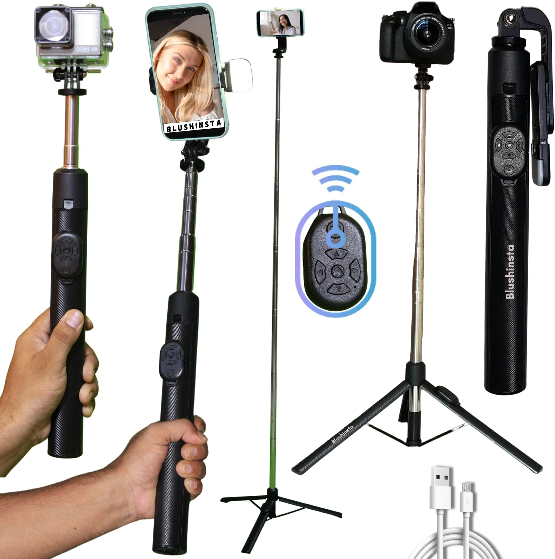 Buy Amazon Basics AmazonBasics Camera Monopod - Pack of 2 170.18cm ...
