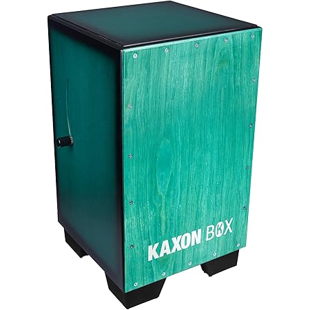 Clapbox Cajon CB11 -Black, Oak (H:50 W:30 L:30) - 3 Internal Snares ...