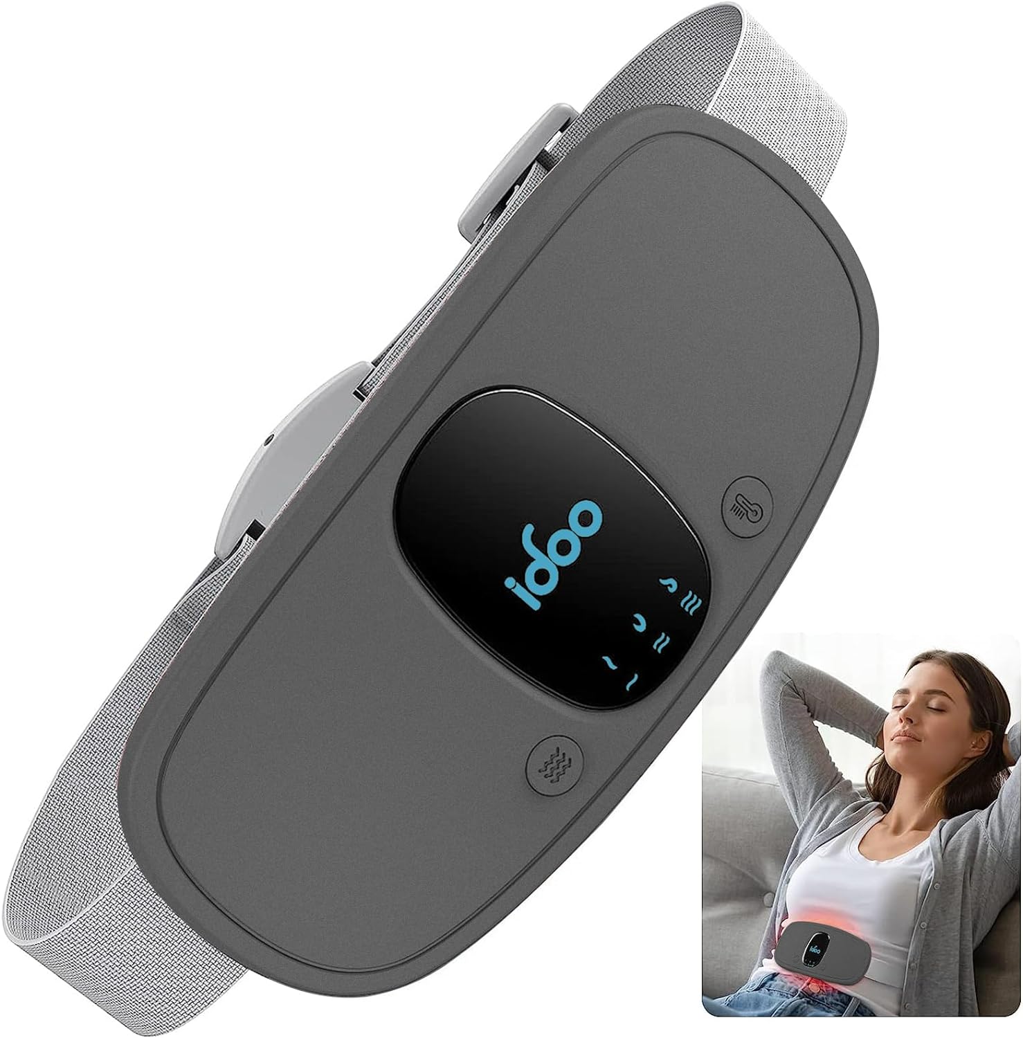 Amazon.com: iDOO Period Heating Pad for Cramps, FSA Eligible Item ...