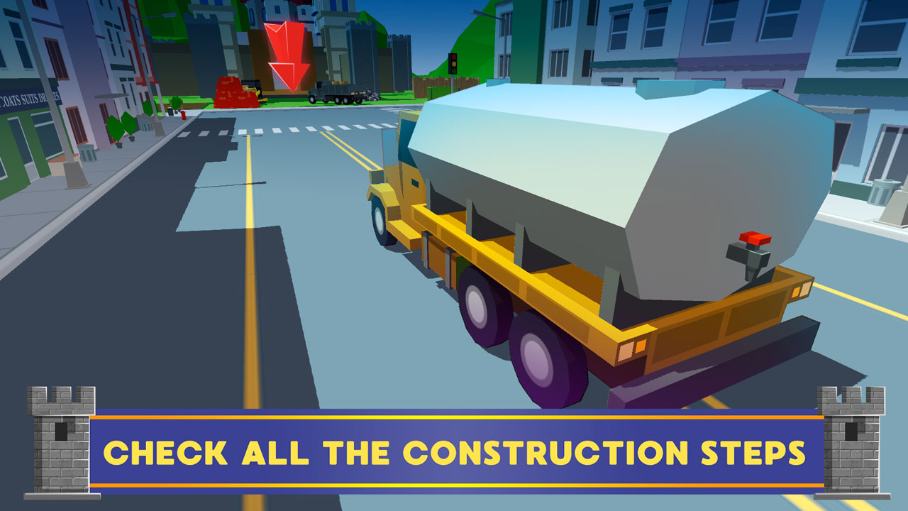 Heavy Construction Crew: Blocky Castle Building Simulator For Boys And ...