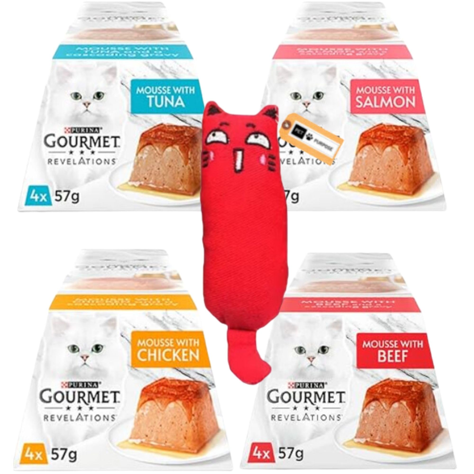 Wet Cat Food Bundle Consisting of Revelations Cat Food in Gravy/Mousse ...