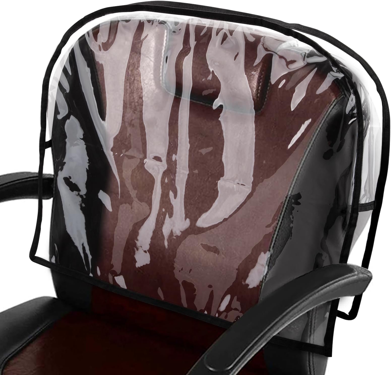 Amazon.com: LEIFIDE 3 Pieces Chair Back Cover Plastic Clear Salon Chair ...