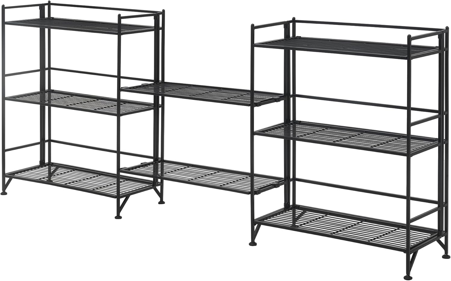 Amazon.com: Convenience Concepts Xtra Storage 3 Tier Wide Folding Metal ...