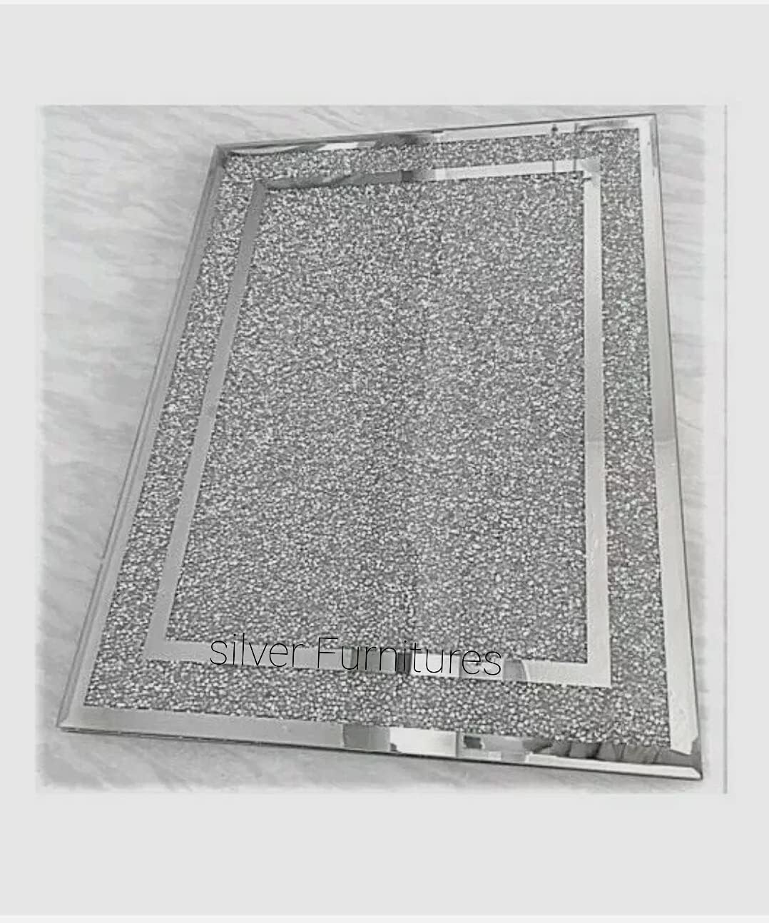 crushed diamond crystal shiny 30x40 cm chopping board : Amazon.co.uk ...