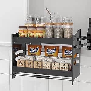 Amazon.com: VSKXFDDB Kitchen Organizer Spice Racks Kitchen Cabinet Pull ...