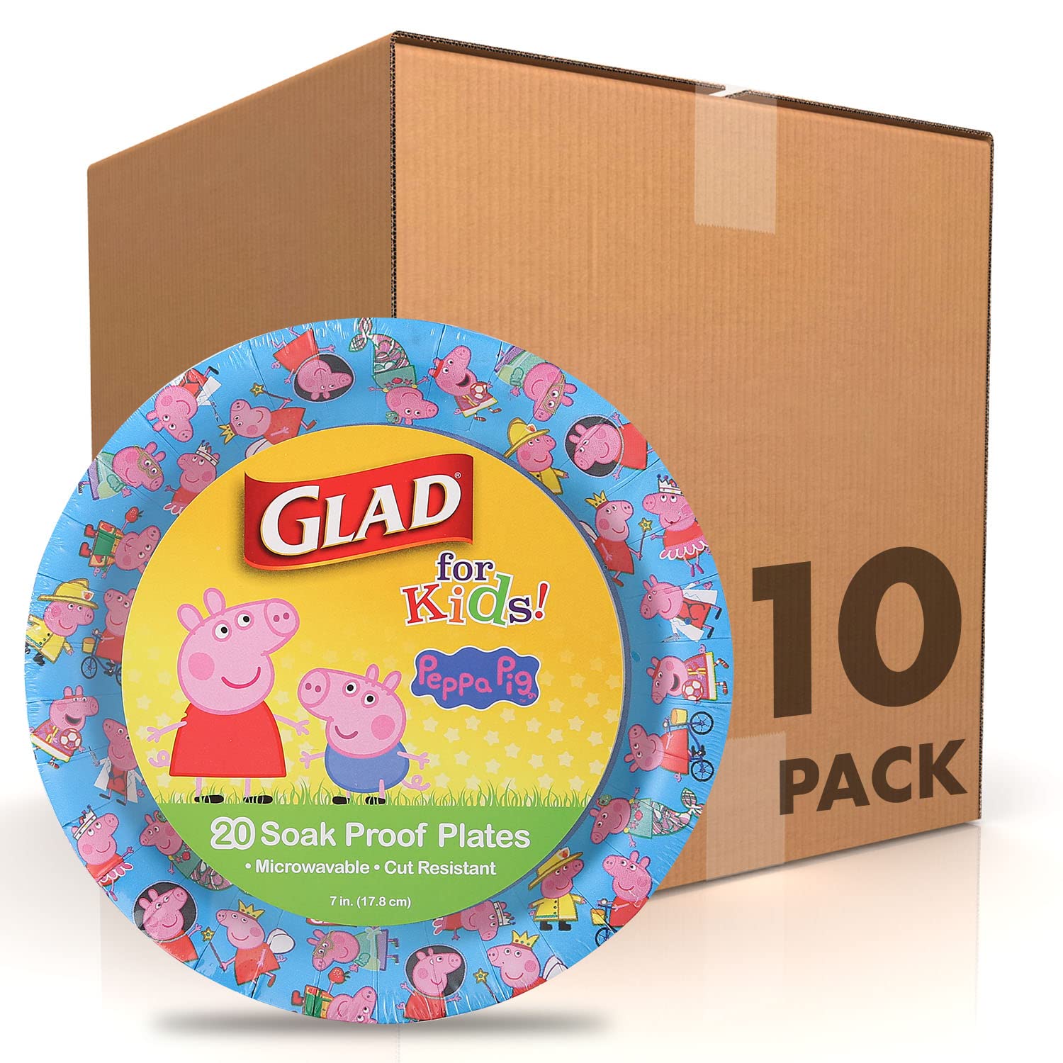 Snapklik.com : Glad For Kids 7 Inch Peppa Pig I Can Be Anything Paper ...