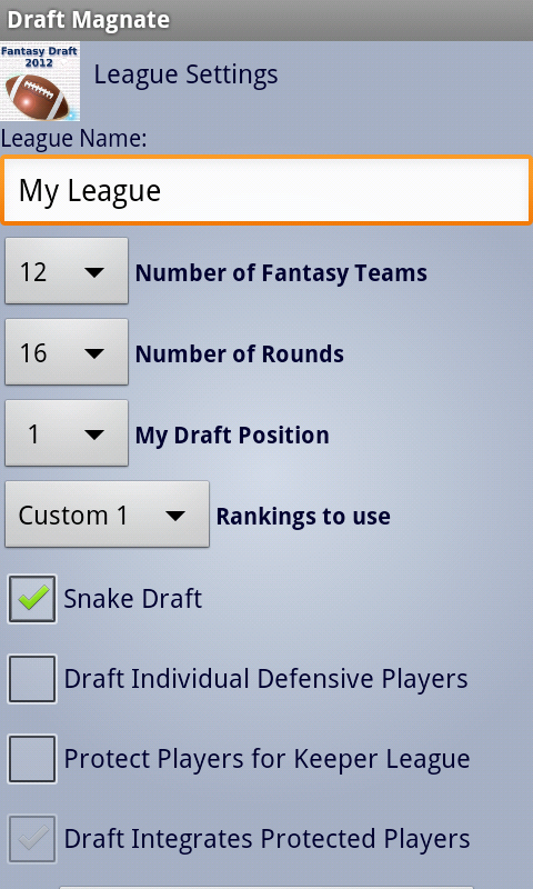 Fantasy Football Draft Magnate - App on Amazon Appstore
