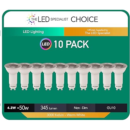 SYLVANIA 6 X 0028585 Long Neck LED Light Bulb Gu10 36° 3000k Warm White ...