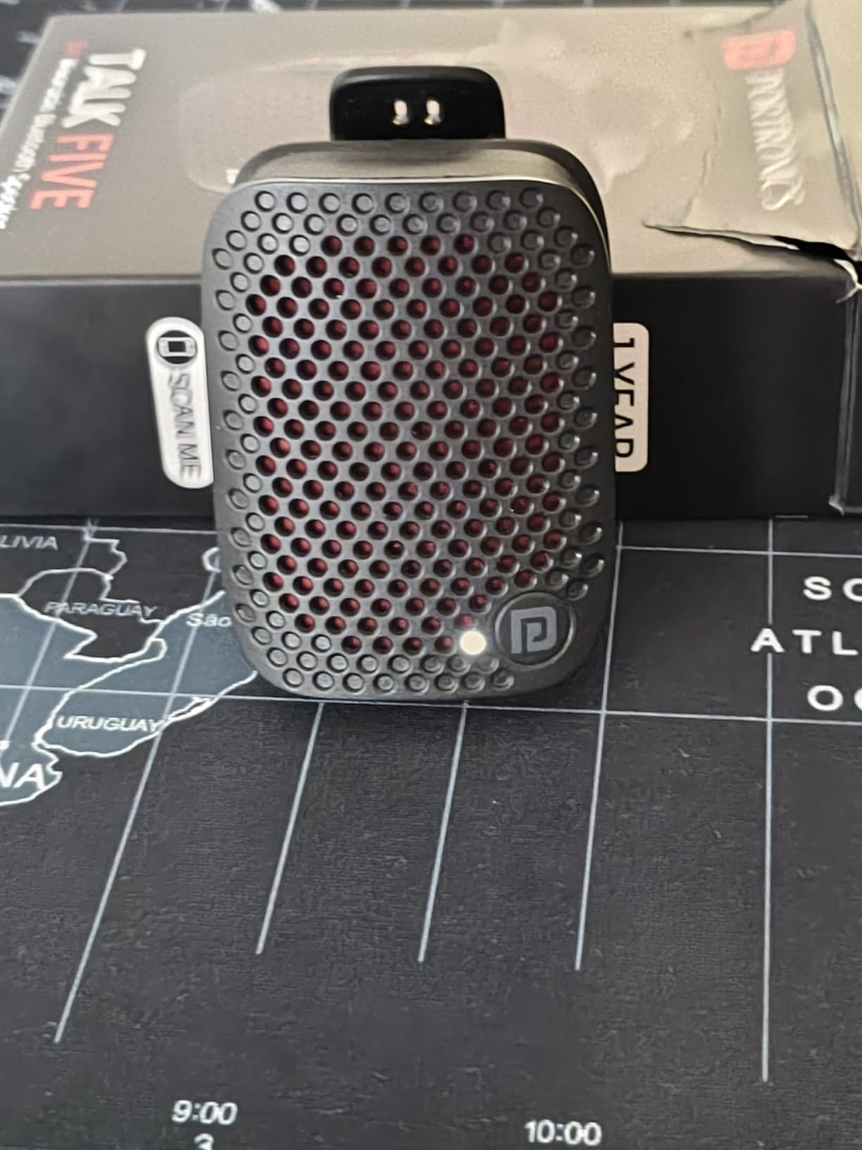 Portronics Talk Five 3W Wearable Bluetooth Speaker with Mic, Spring ...