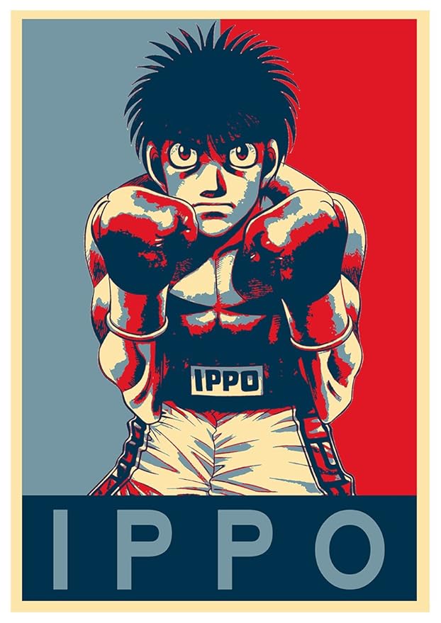 Hajime no Ippo Propaganda Ippo Wall Art Poster Print Size A3 (30cm x ...